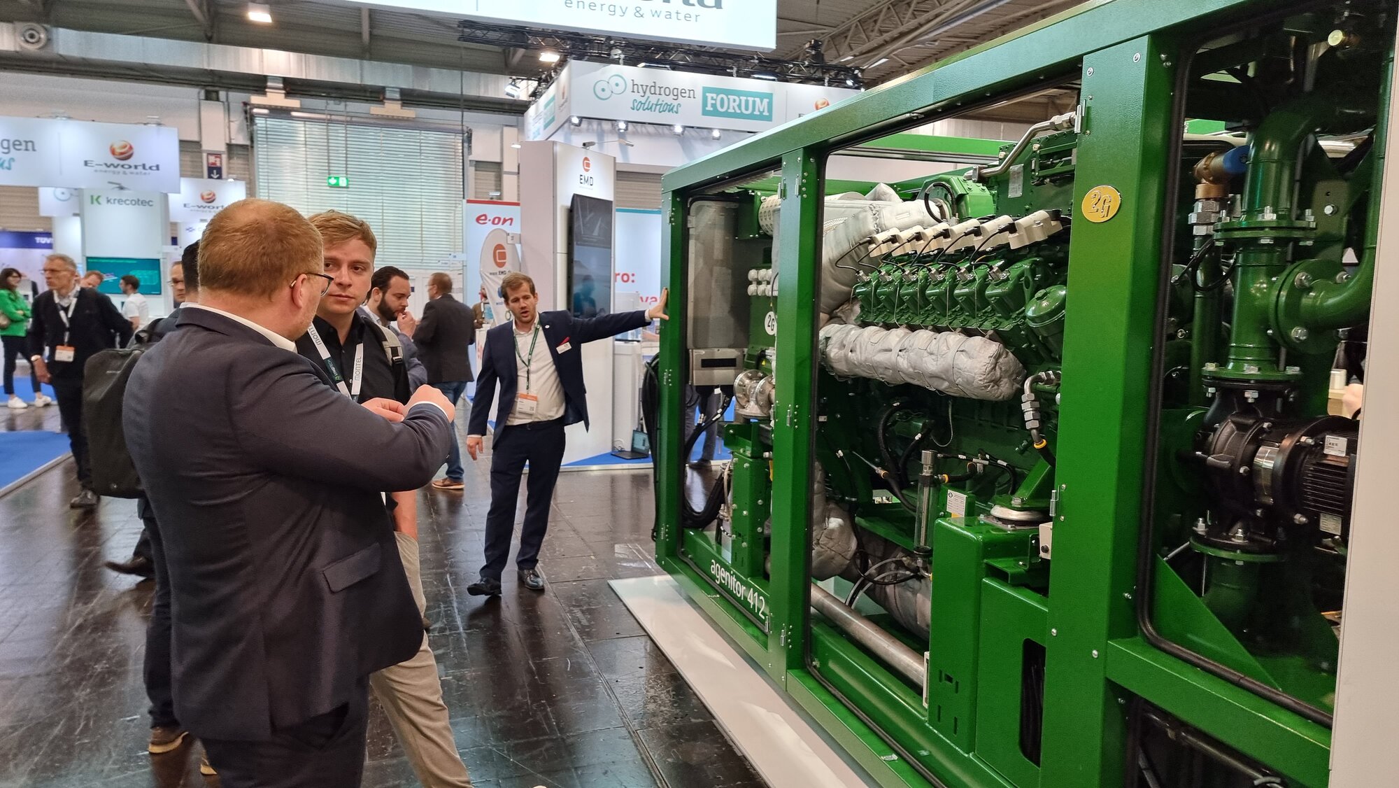 Successful trade fair appearance at the E-World : 2G Energy