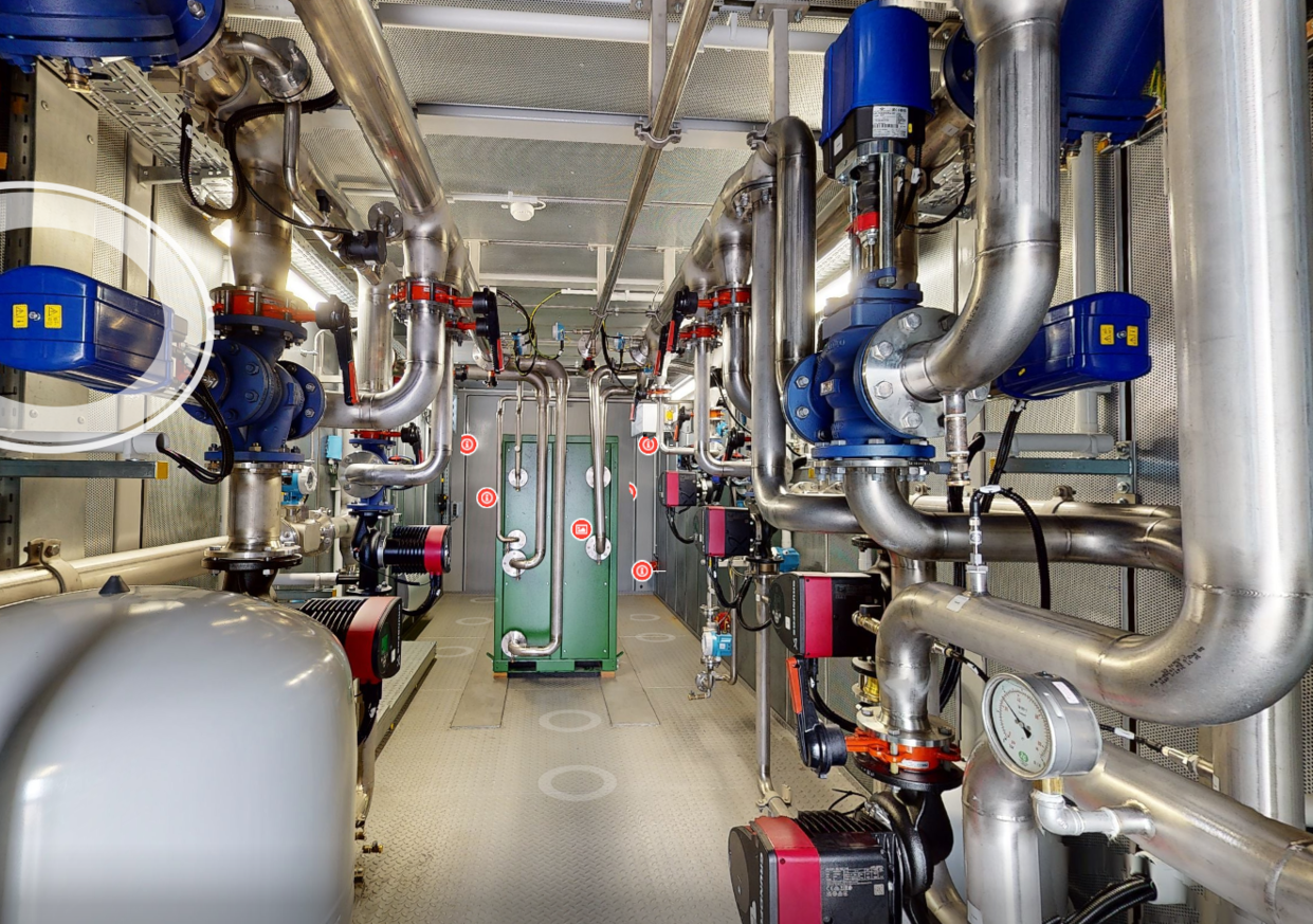 Entdecken Sie die 2G 360° Container-Tour für Wärmepumpen : 2G Energy AG