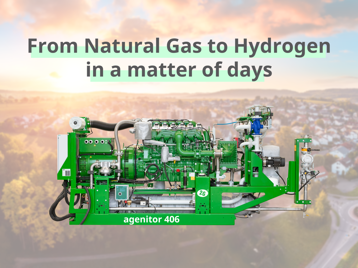 From natural gas to hydrogen in a matter of days : 2G Energy