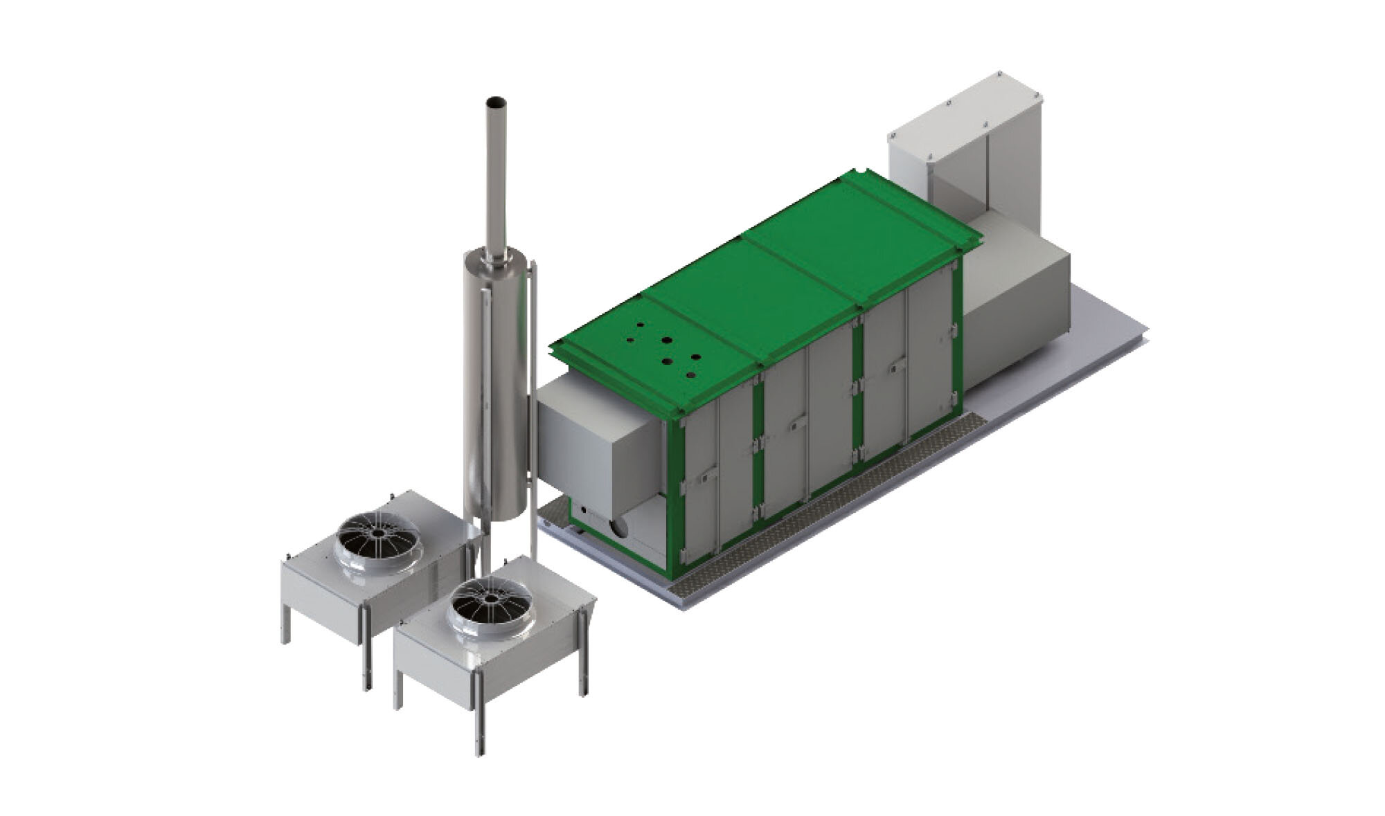 Containers | Soundproofing | Installation solutions for your CHP